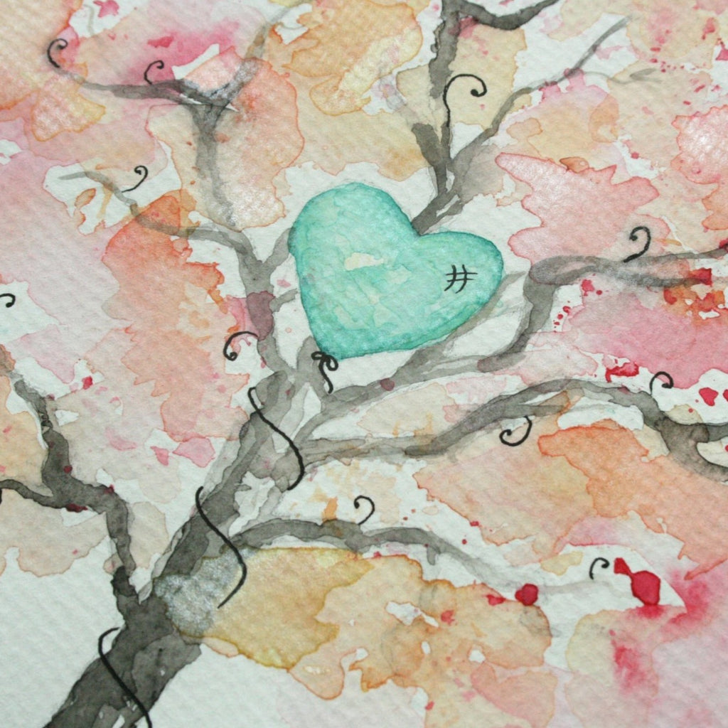 Lost & Found. Balloon Caught in a Tree. Original Watercolour Painting ...